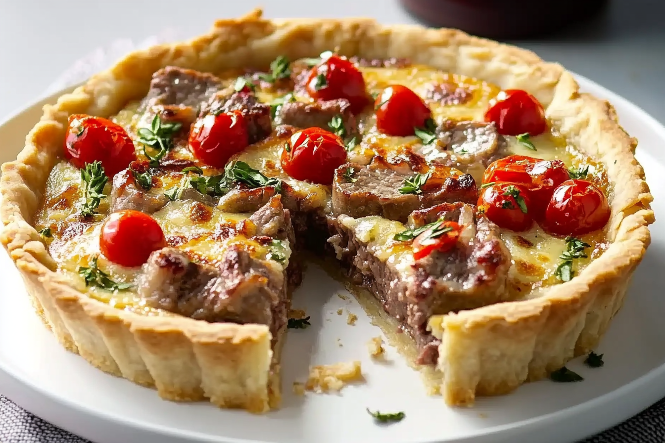 Asiago Beef Tart