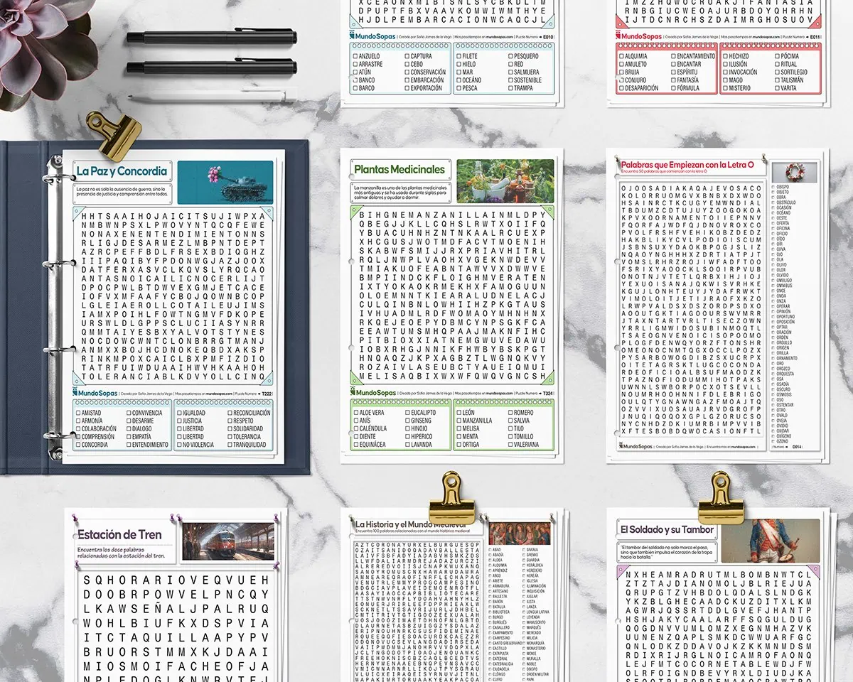 Sopa de Letras para Imprimir Gratis en PDF | Mundo Sopas