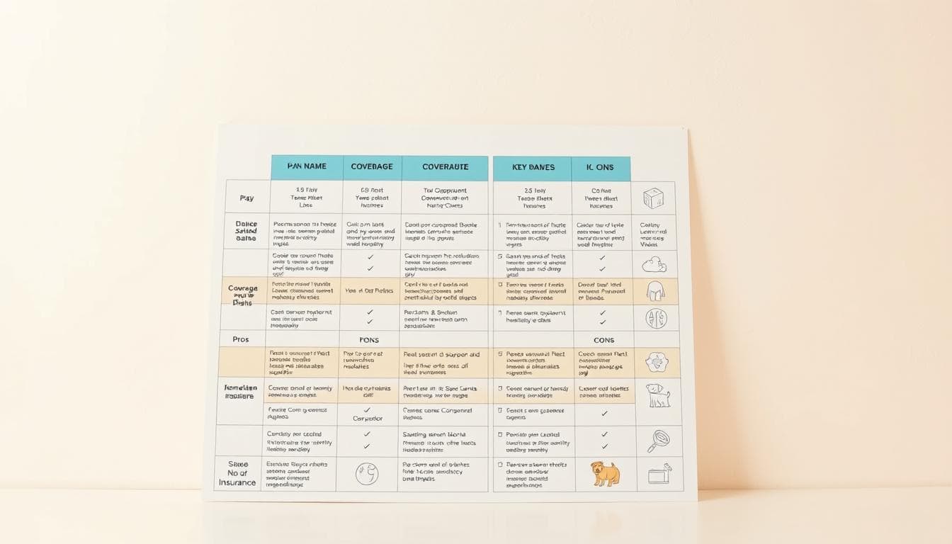 A comparison of top-rated dog insurance plans with pros and cons