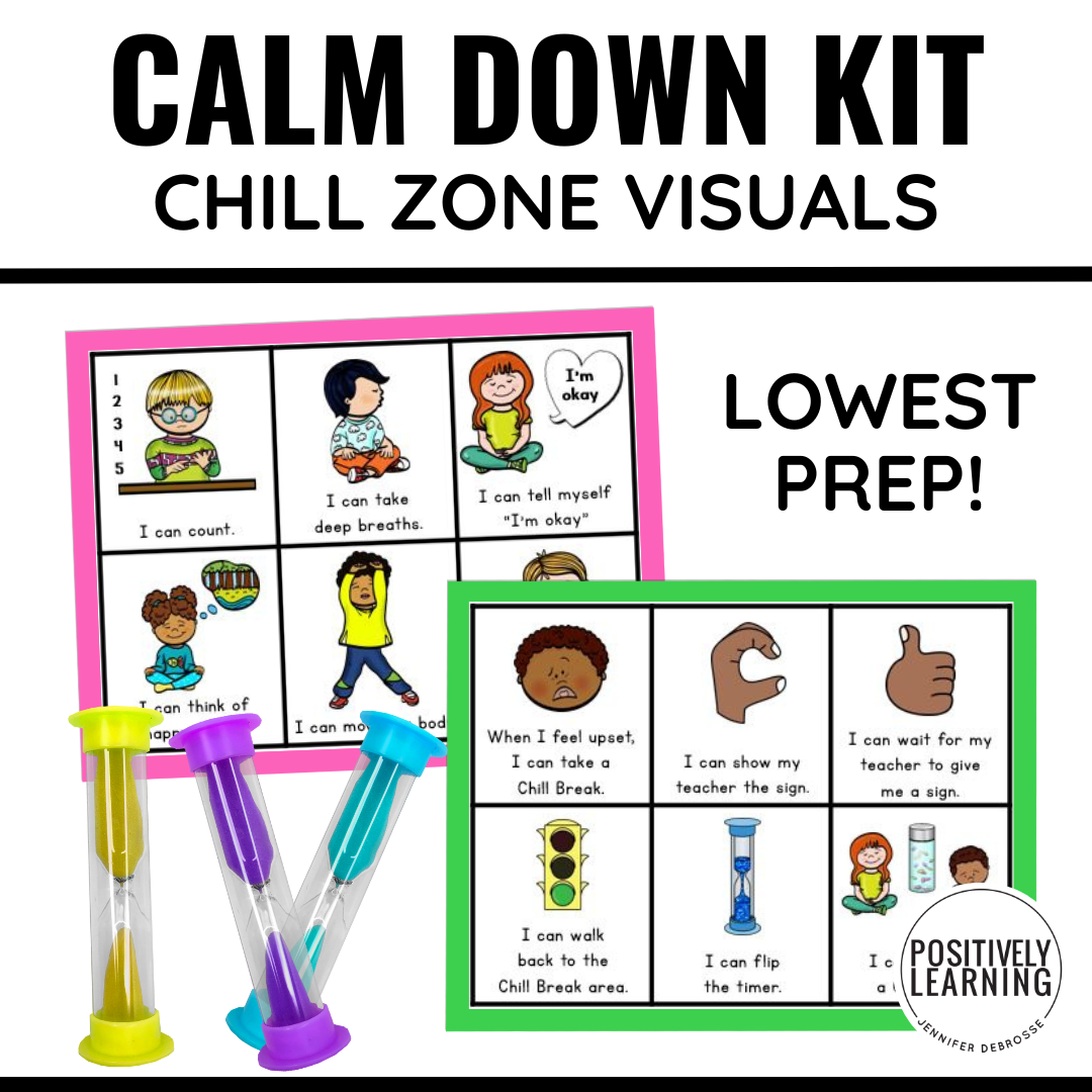 Chill Skills Calming Strategies - Positively Learning