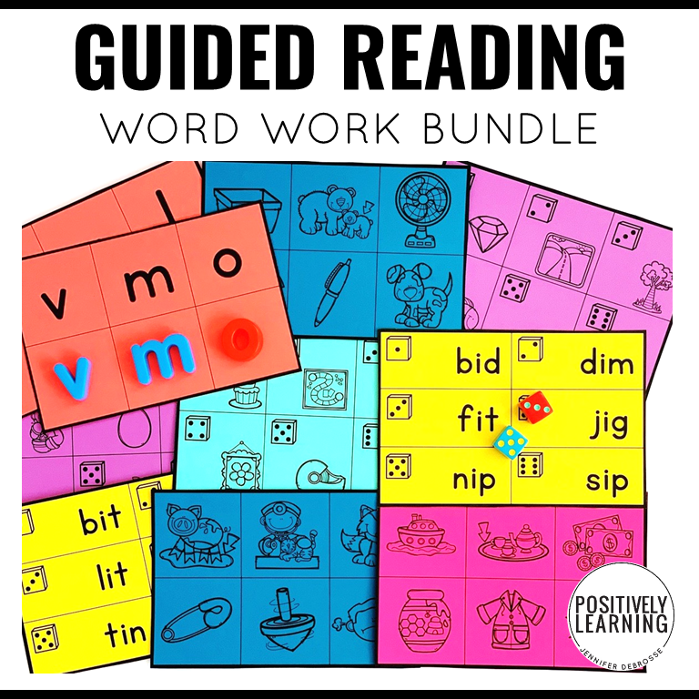 Word Work for Guided Reading - Positively Learning