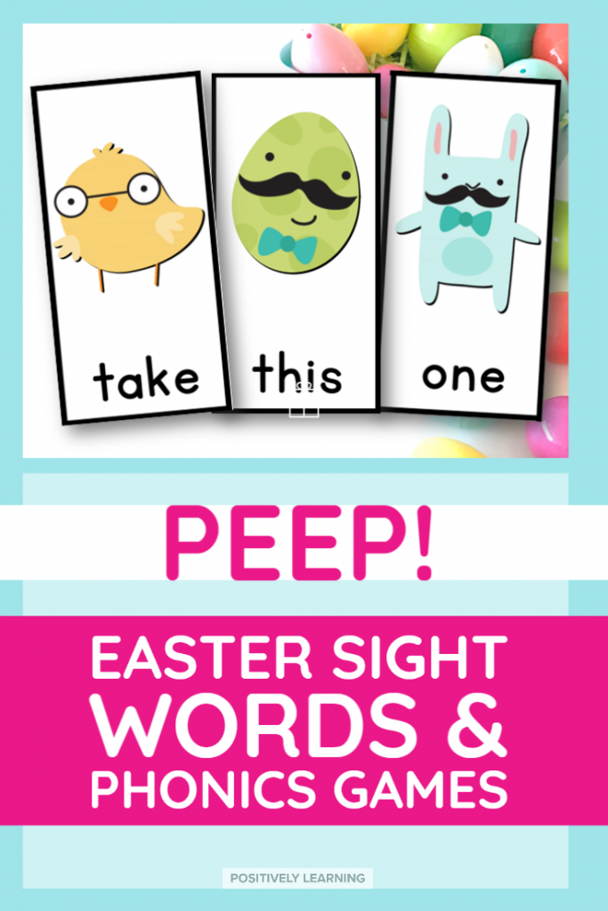 Easter Literacy Games - Positively Learning