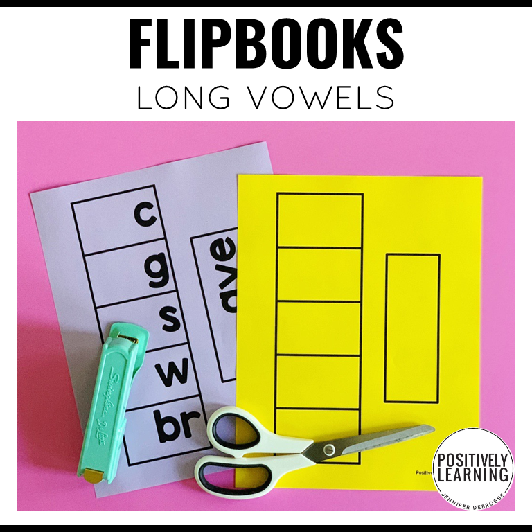 Long Vowel Flipbooks - Positively Learning
