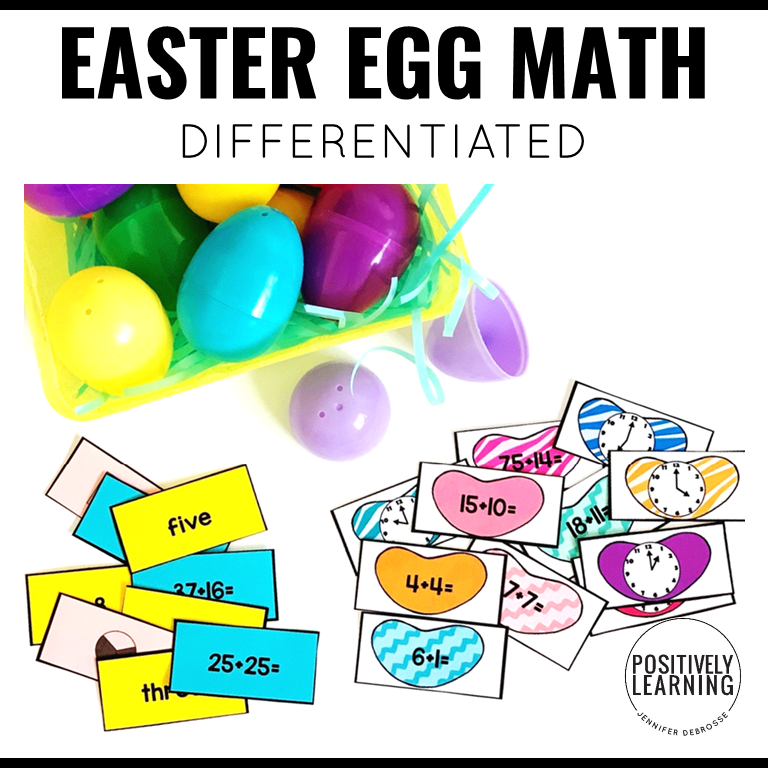 Easter Egg Math - Positively Learning