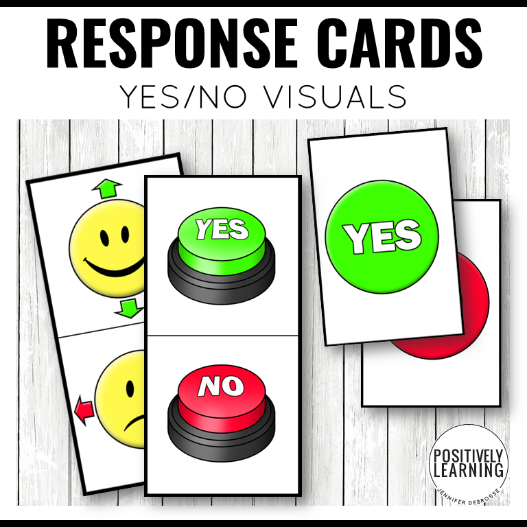 Classroom Visuals for Yes and No - Positively Learning