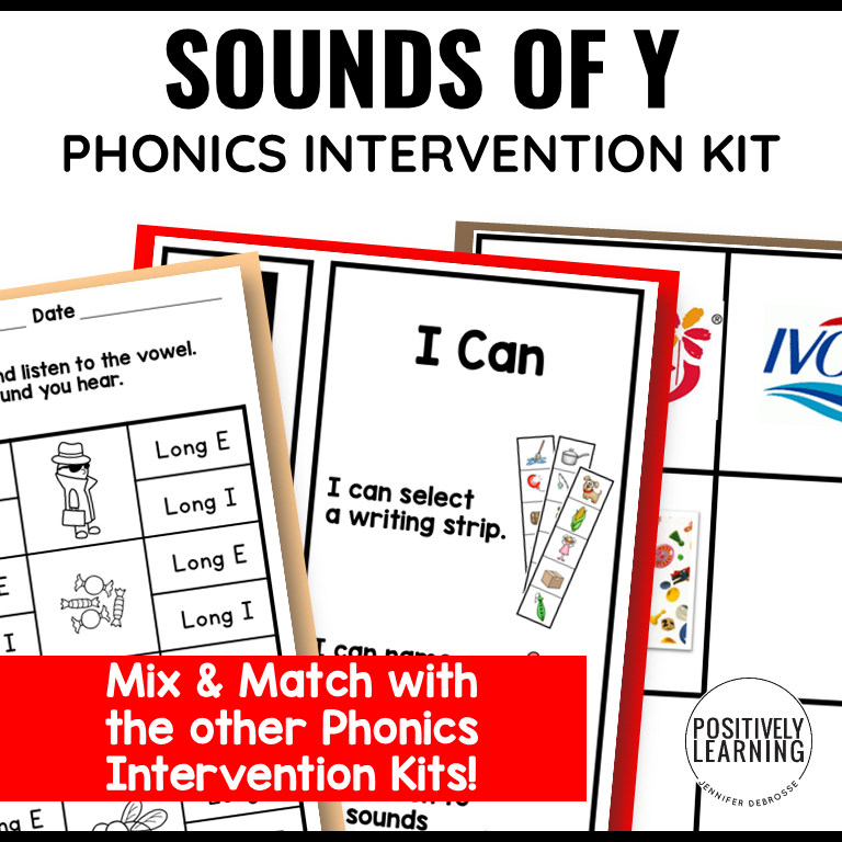 Sounds of Y Phonics Activities - Positively Learning