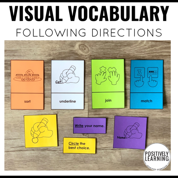 Following Directions Visuals - Positively Learning