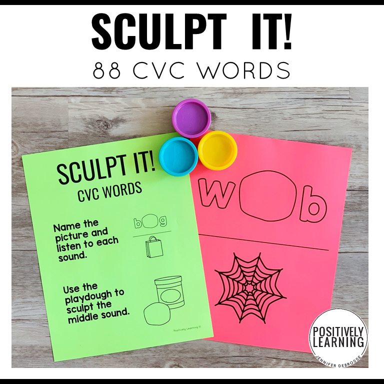 Playdough Word Work - Positively Learning