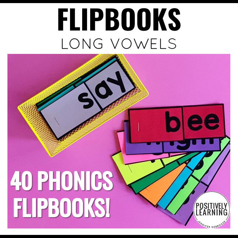 Long Vowel Flipbooks - Positively Learning