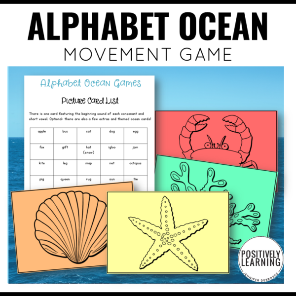Alphabet Ocean Movement Game - Positively Learning