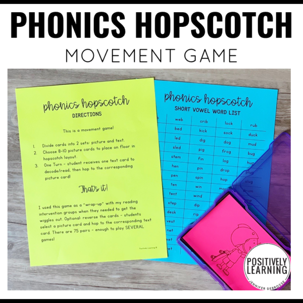 Phonics Hopscotch - Positively Learning