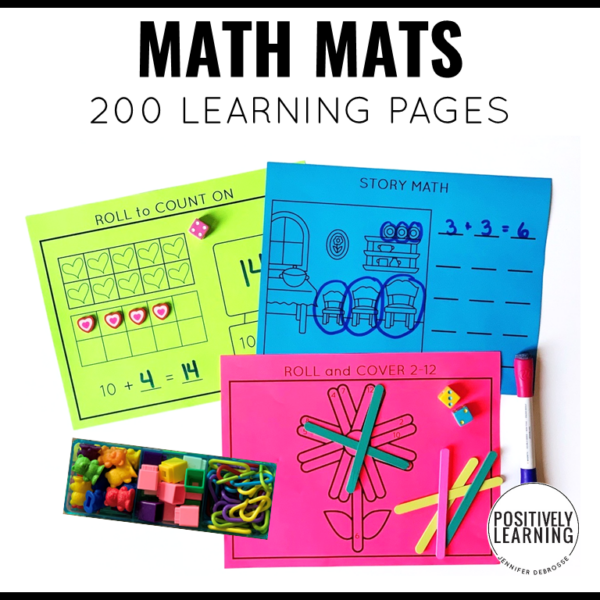 Math Mats for the Year - Positively Learning