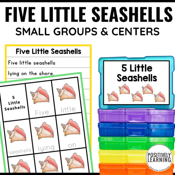 5 Little Seashells - Positively Learning