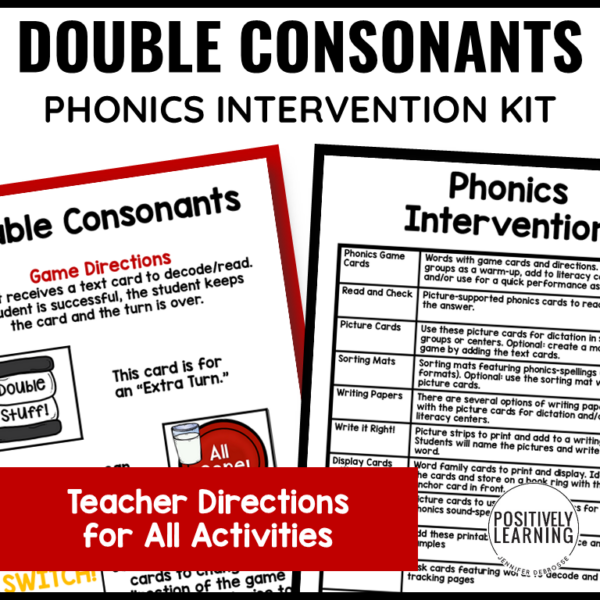 Double Consonants - Positively Learning