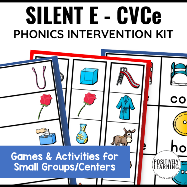 Silent E Activities - Positively Learning