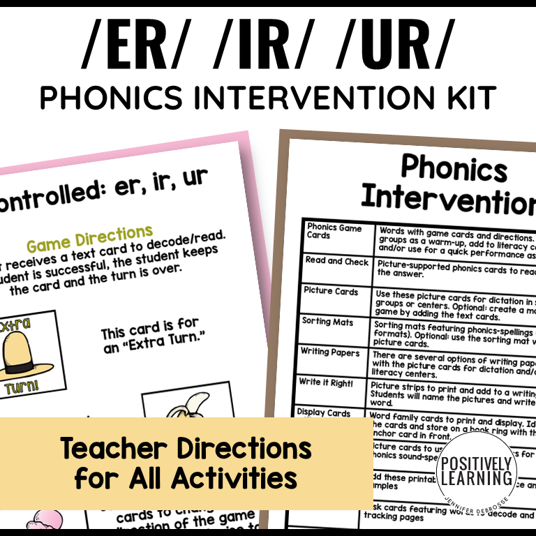 R-Controlled Phonics - Positively Learning