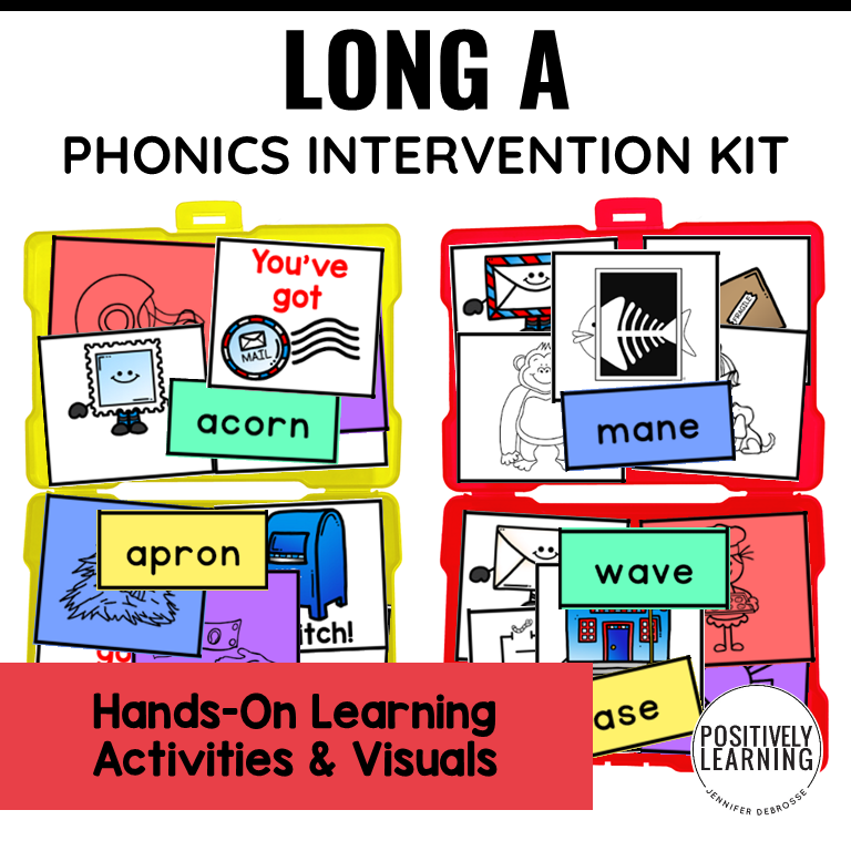Long A Phonics Activities - Positively Learning