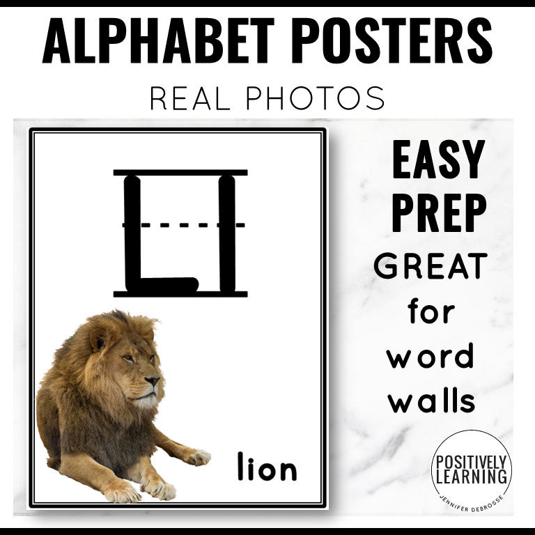 Alphabet Posters for the Classroom - Positively Learning