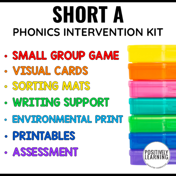 Short A Phonics Activities - Positively Learning
