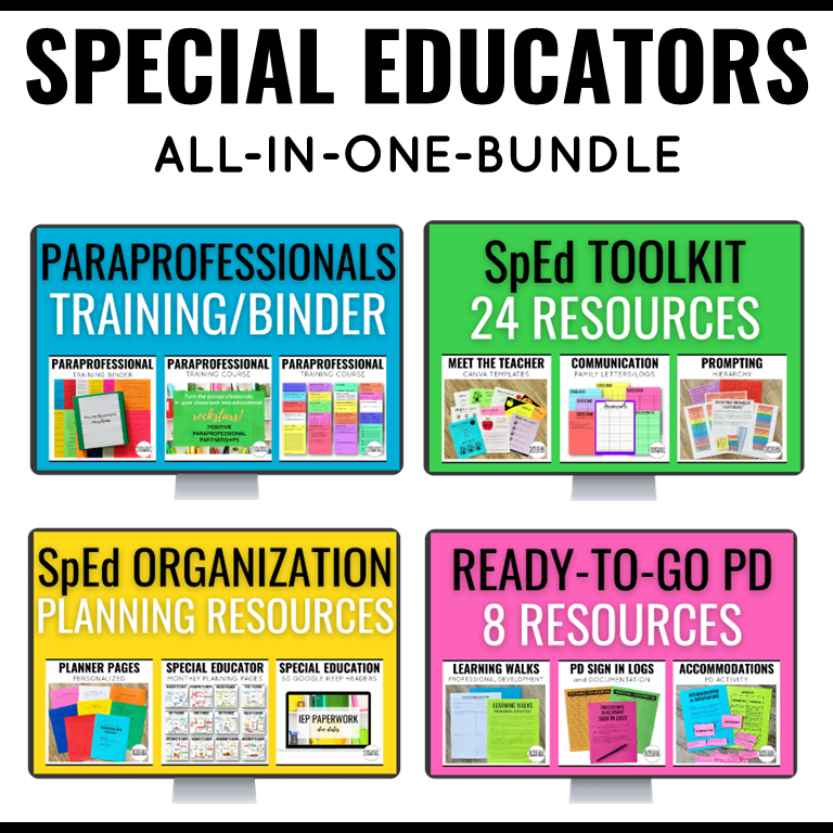 Special Educators Resource Bundle - Positively Learning