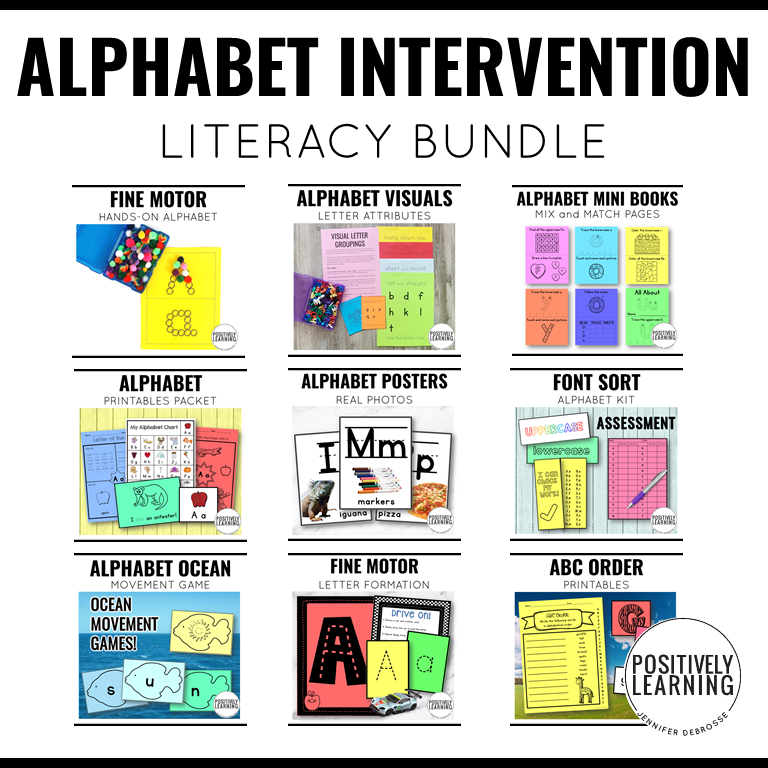 Alphabet Intervention Bundle - Positively Learning