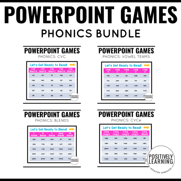 PowerPoint Games for Phonics - Positively Learning