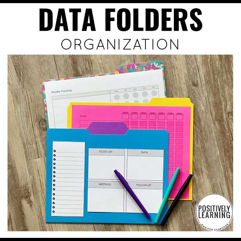 Data File Folder Organization - Positively Learning