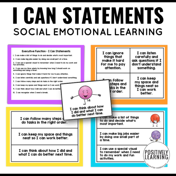 I Can Statements for Special Education - Positively Learning