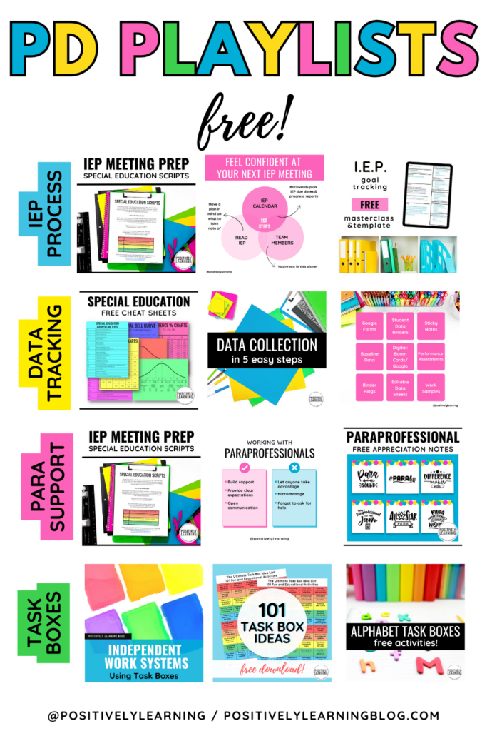 professional development education ideas