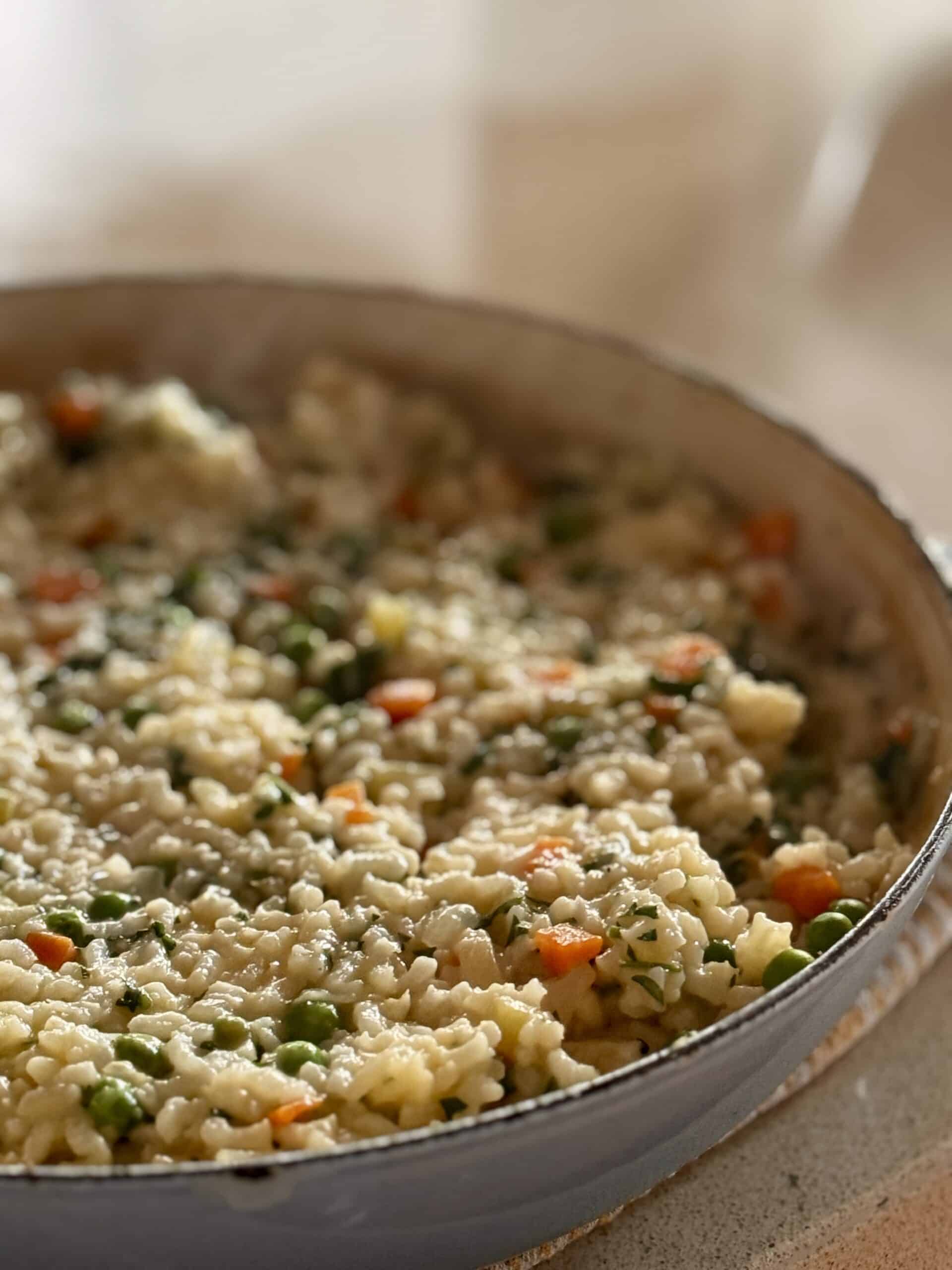 Delicious and easy oven baked risotto