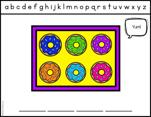 Sight Word Game- Donut Words - Rhody Girl Resources
