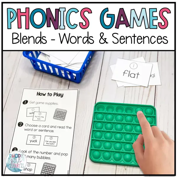Phonics Games- Blends - Rhody Girl Resources