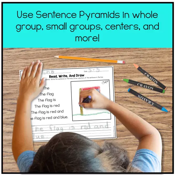 Blends Decodable Sentence Pyramids - Rhody Girl Resources