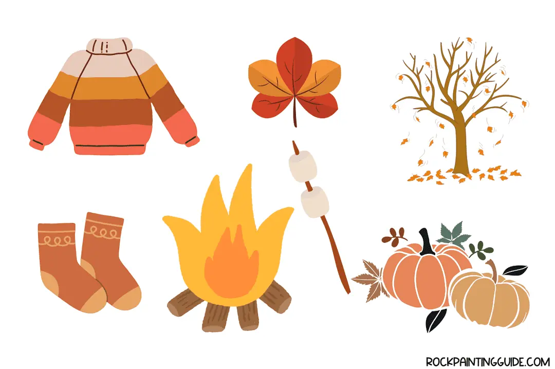 fall things to draw