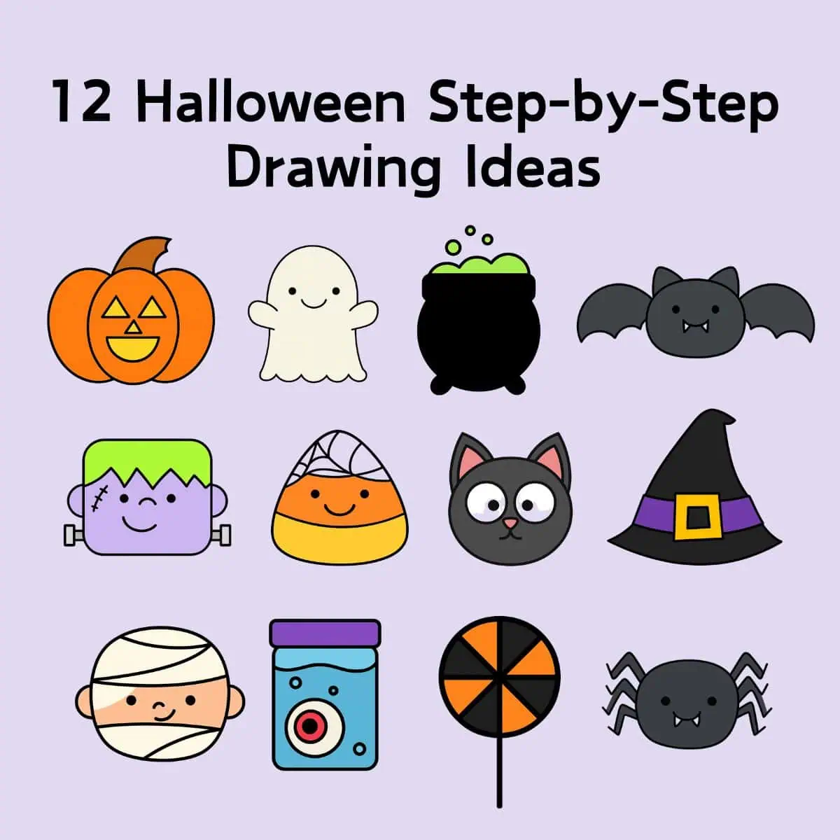 step by step drawing easy