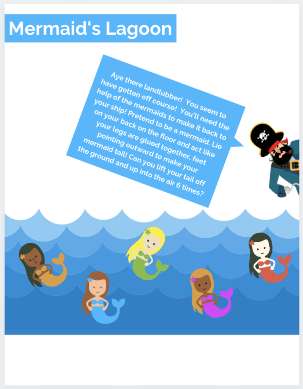 Pirate Themed Interactive Digital Movement Game – The Inspired Treehouse