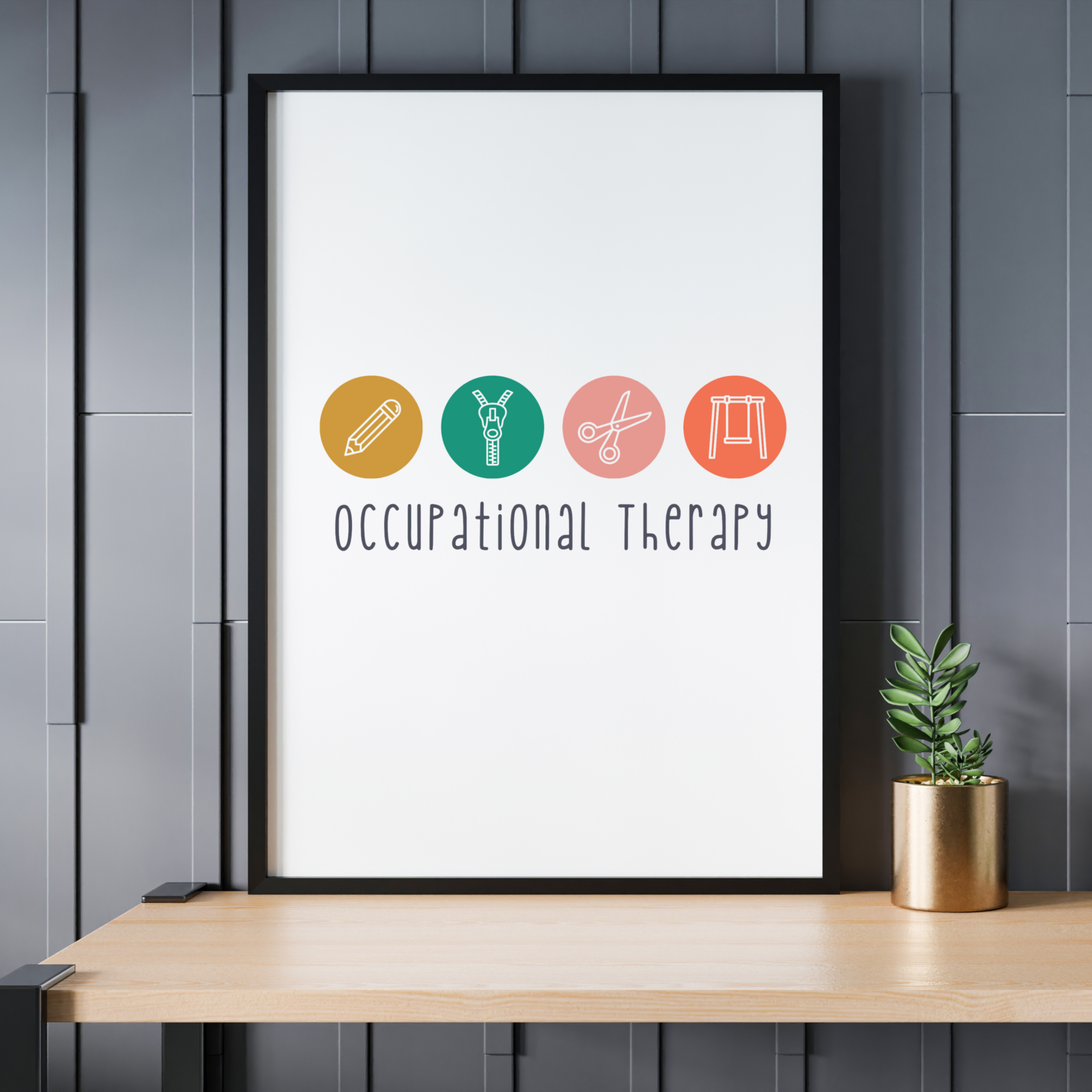 Occupational Therapy Icons – Occupational Therapy Poster – Digital ...