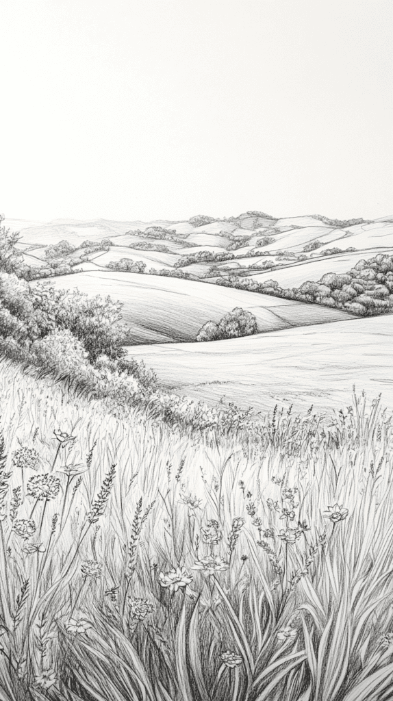 15 Unbelievably Beautiful Landscape Drawing Ideas You Can't Miss