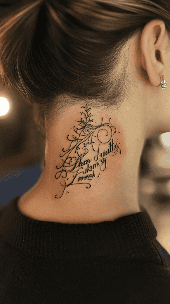 From Delicate to Daring: 15 Neck Tattoo Ideas for Every Woman