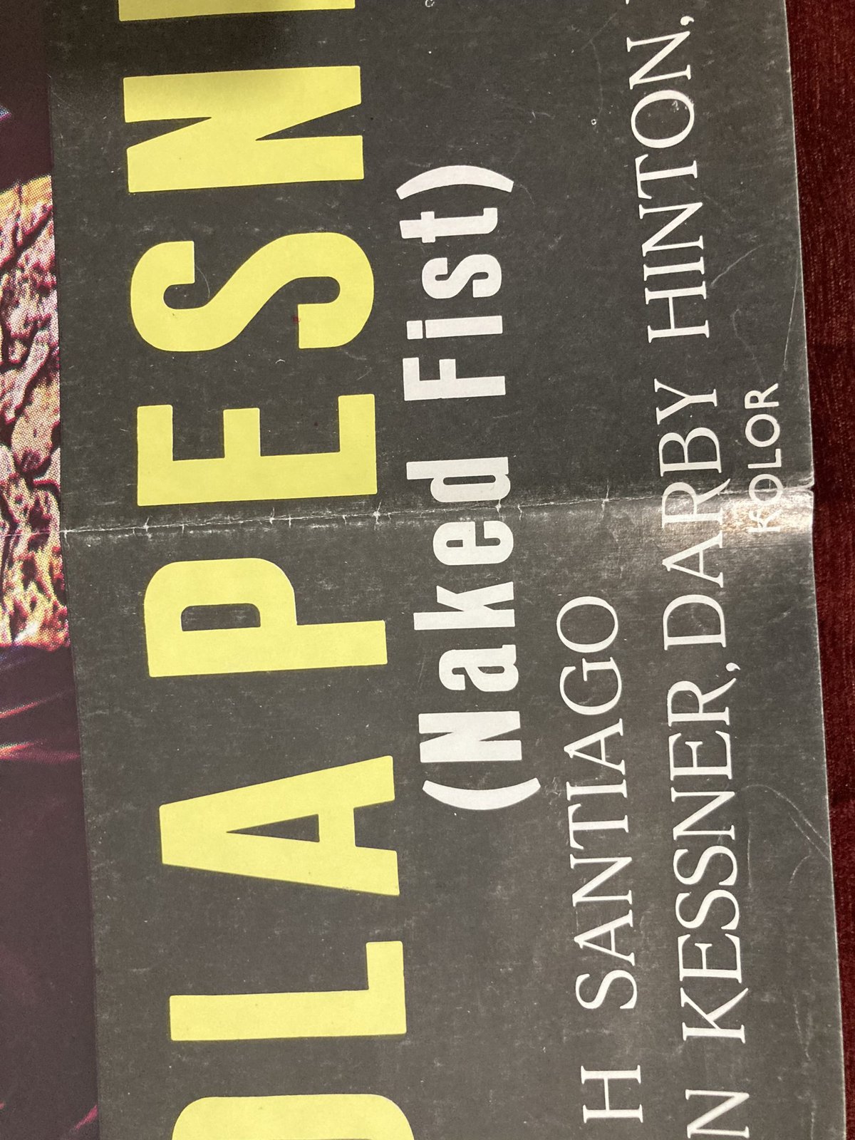 Firecracker Movie Poster Original Vintage 1981 Santiago