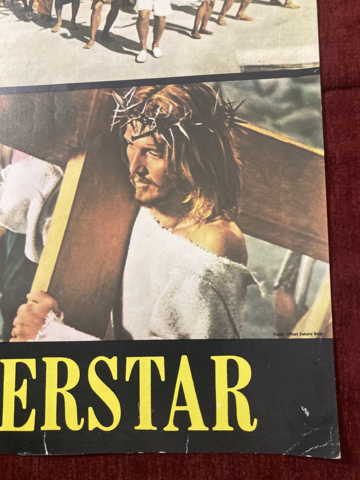 Jesus Christ Superstar Poster Vintage Movie Musical 1973