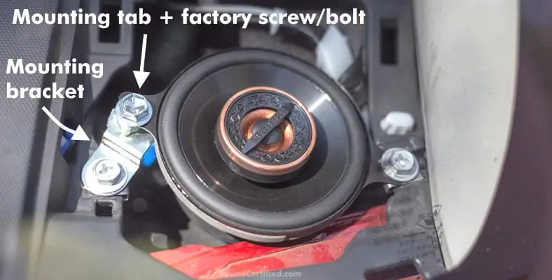 car speakers fitting