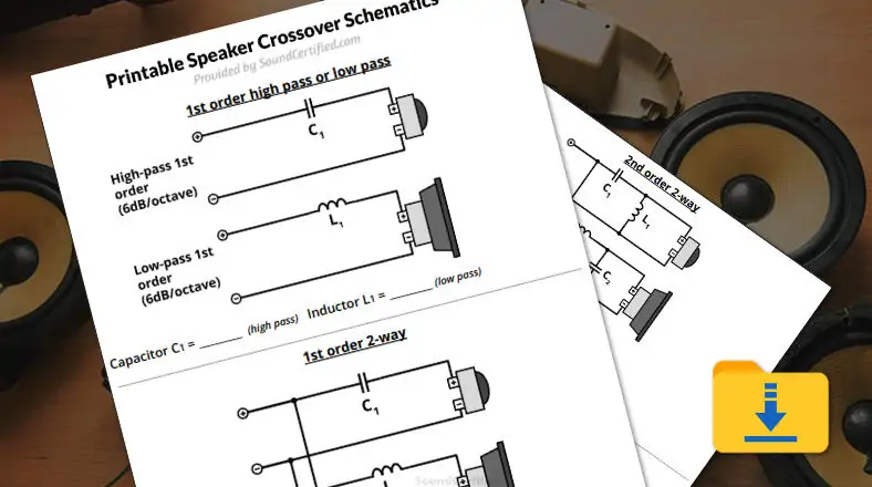 3 way speaker schematic
