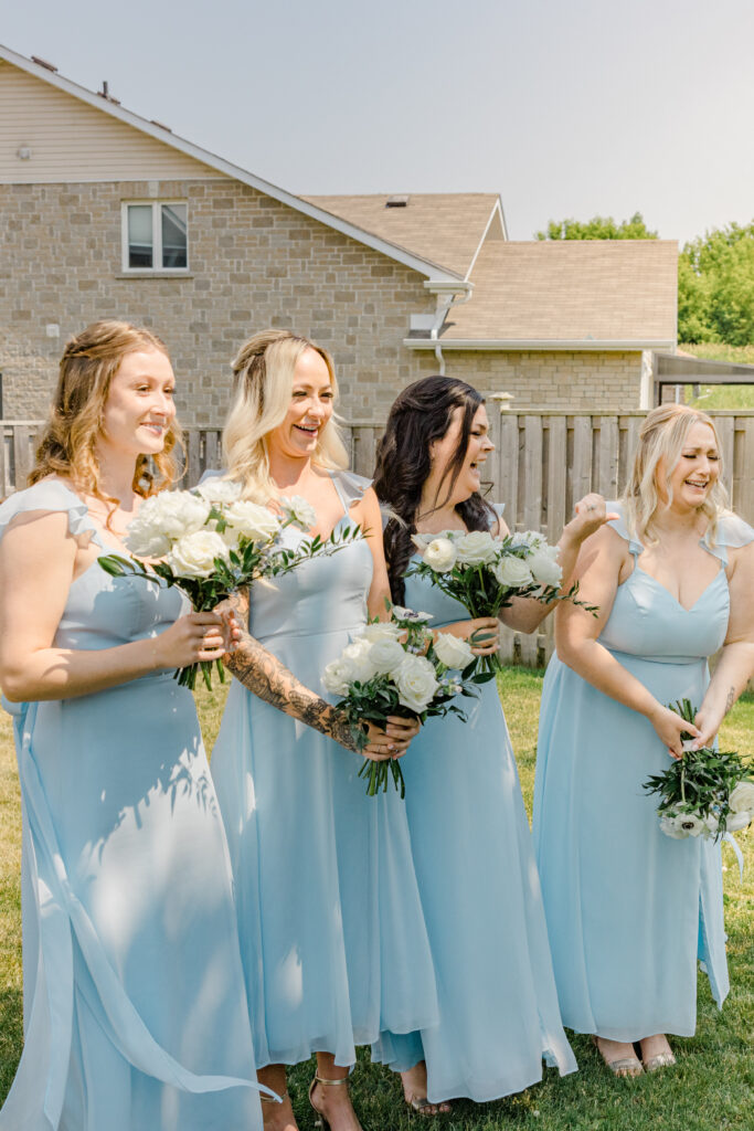 Backyard Romantic Wedding Harrowsmith - Grey Loft Studio