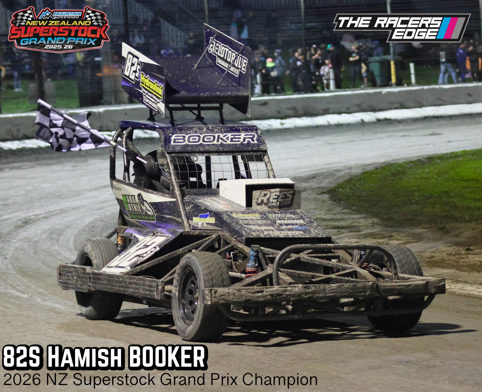 Hamish Booker Wins NZ Grand Prix | Stratford Speedway