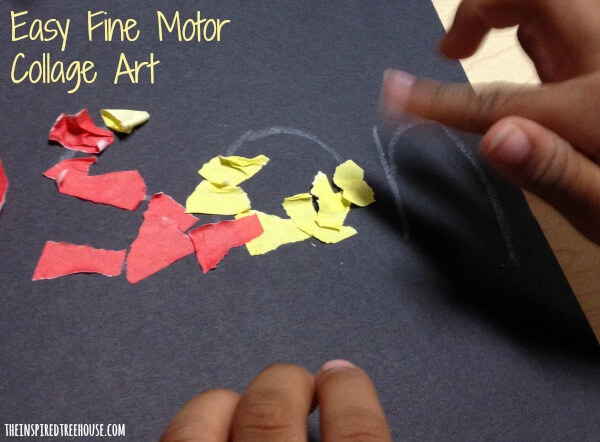 THERAPY THURSDAY: COLLAGE ART WITH TAPE - The Inspired Treehouse