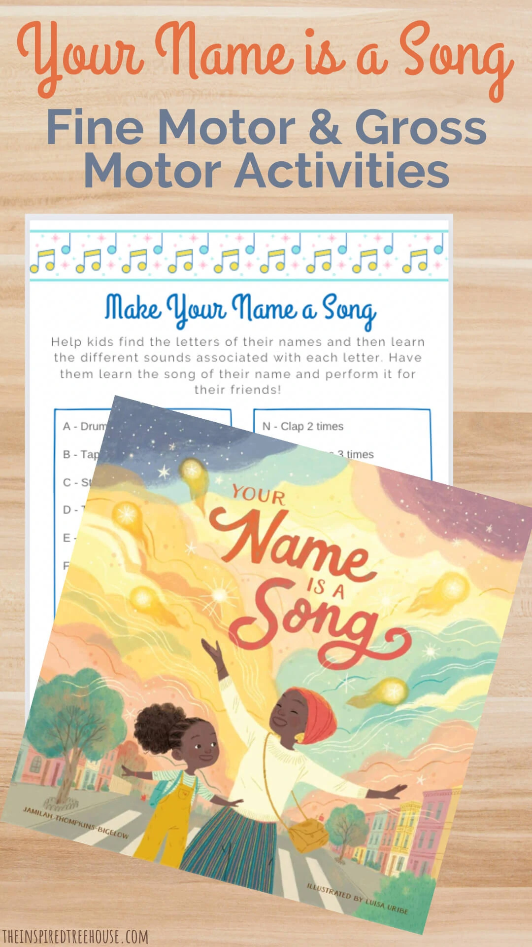 Name Activities for Kids: Your Name is a Song - The Inspired Treehouse