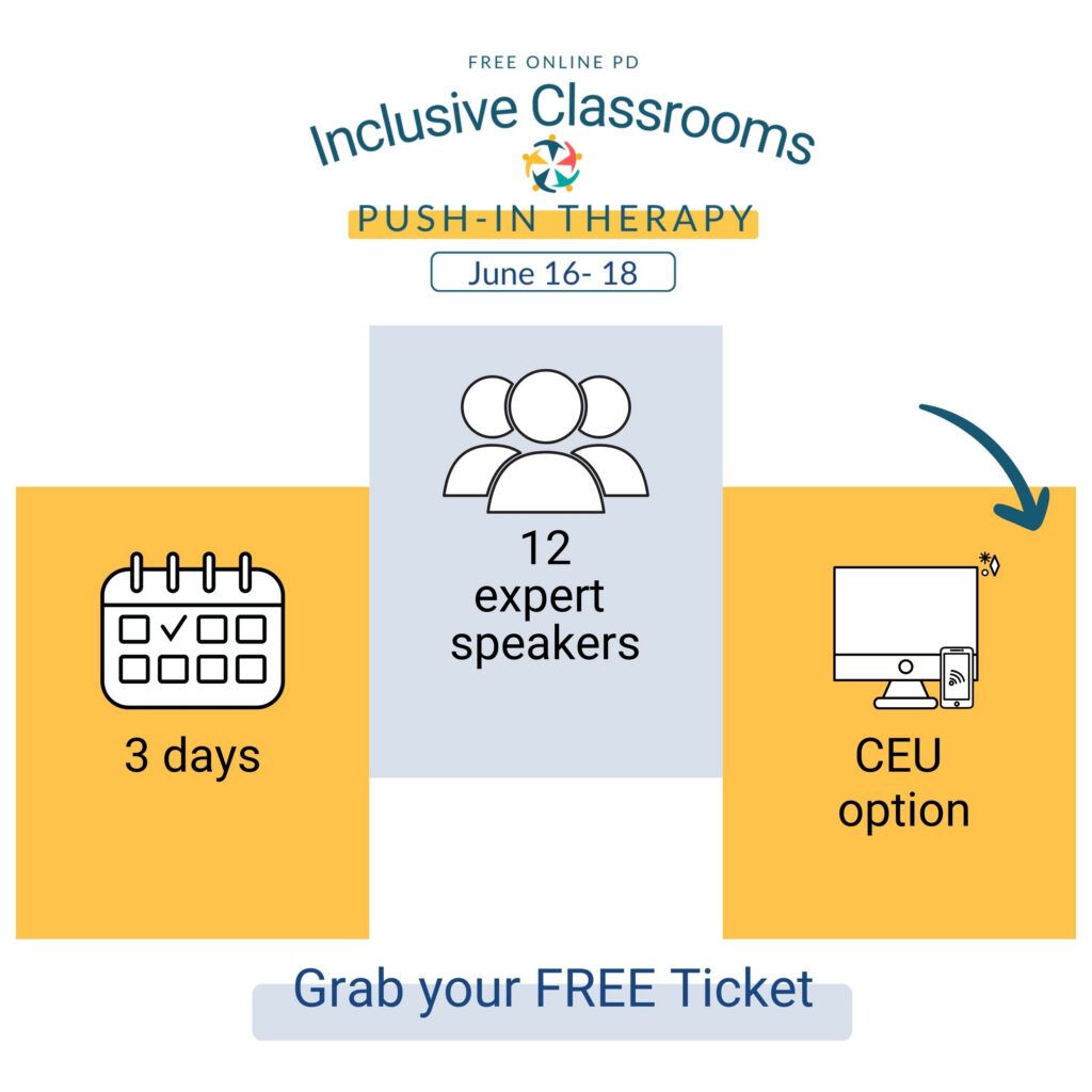 Inclusion: How to Provide Therapy Services in the Classroom - The ...