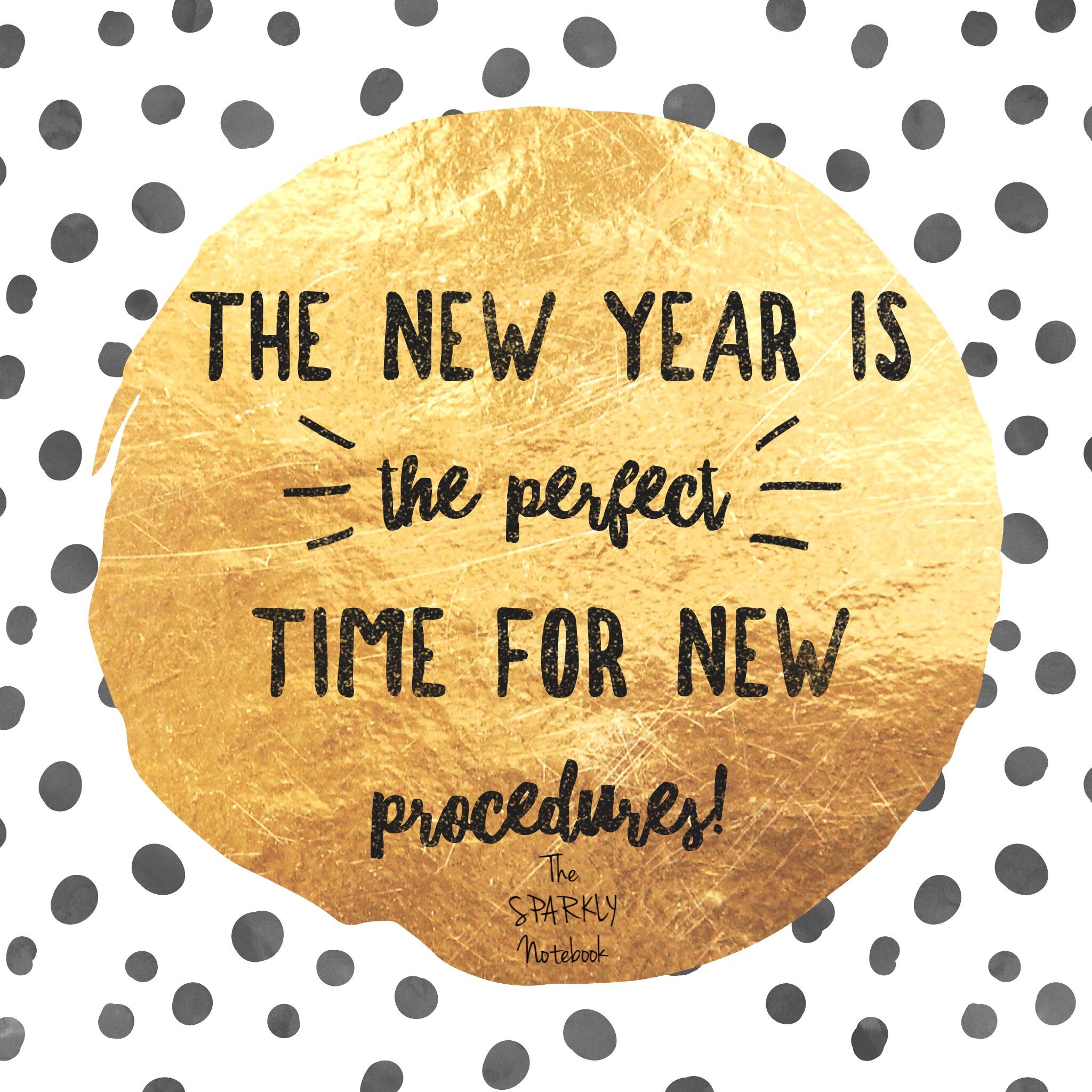 The New Year Means You Get a FRESH START (Classroom & Professional ...