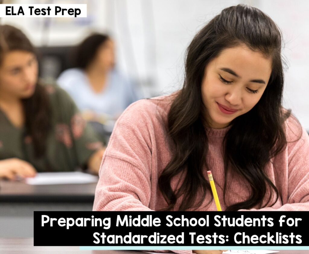 Preparing Middle School Students for Standardized Tests: Checklists ...